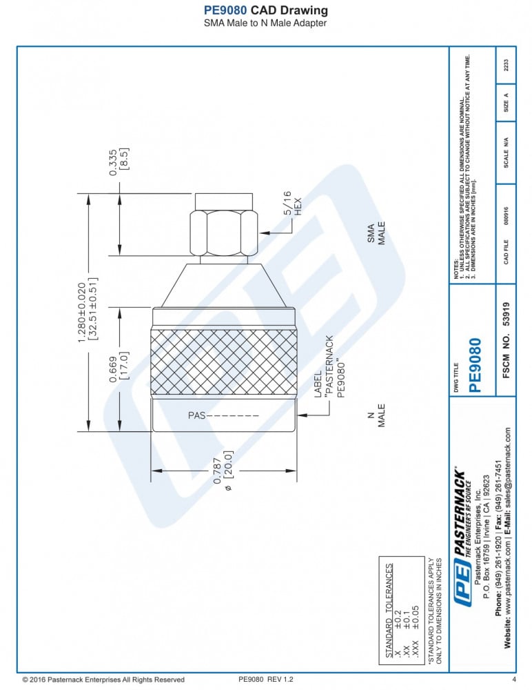 PE9080 technical document page 4