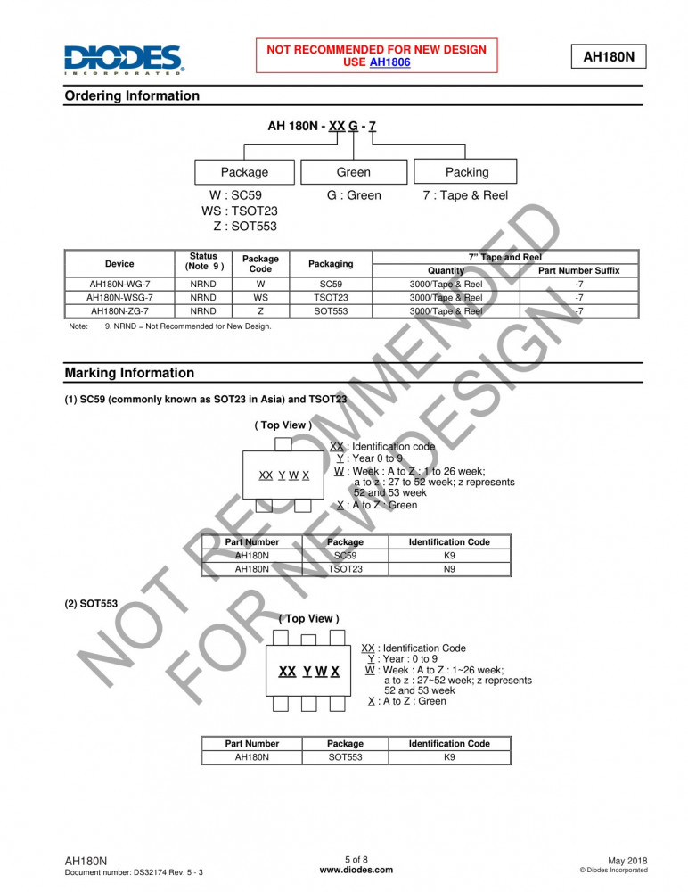 AH180N datasheet page 5
