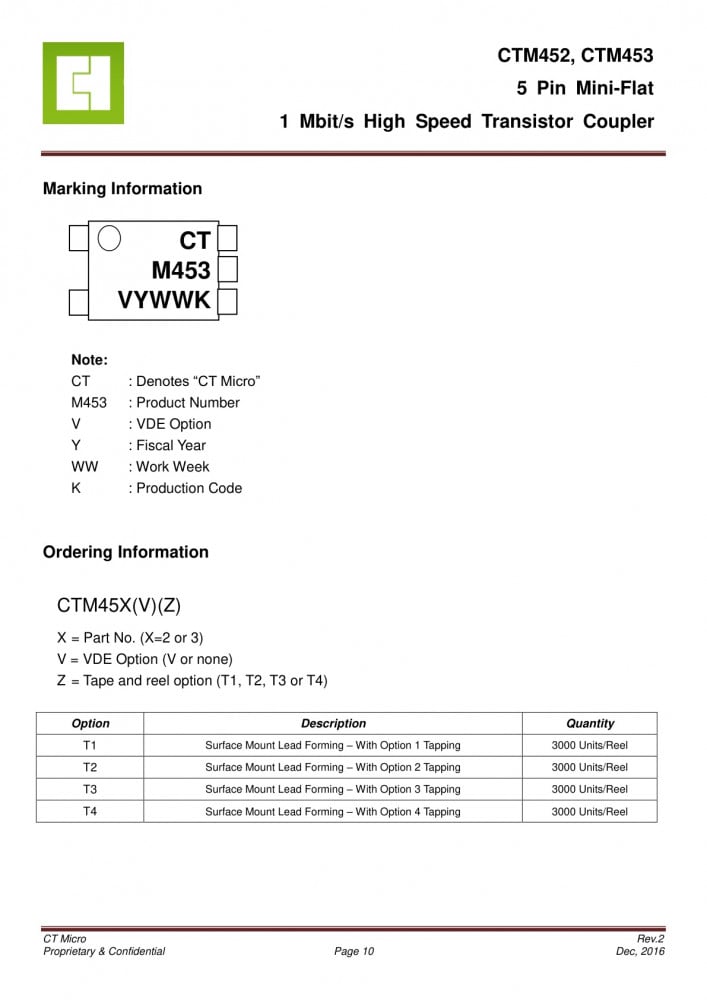 CTM453 datasheet page 10