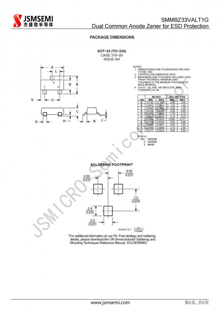 SMMBZ33VALT1G datasheet page 6