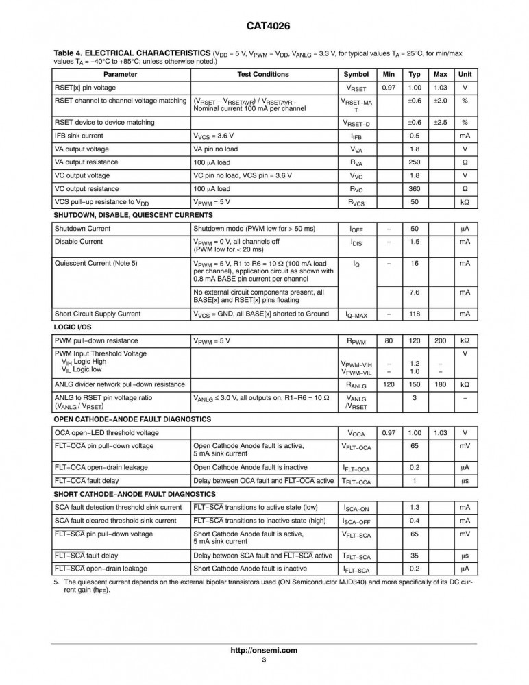 CAT4026 technical document page 3