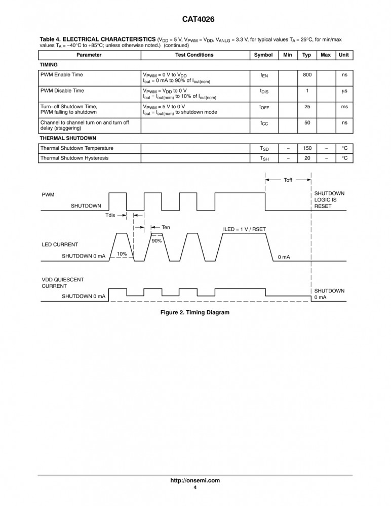 CAT4026 technical document page 4