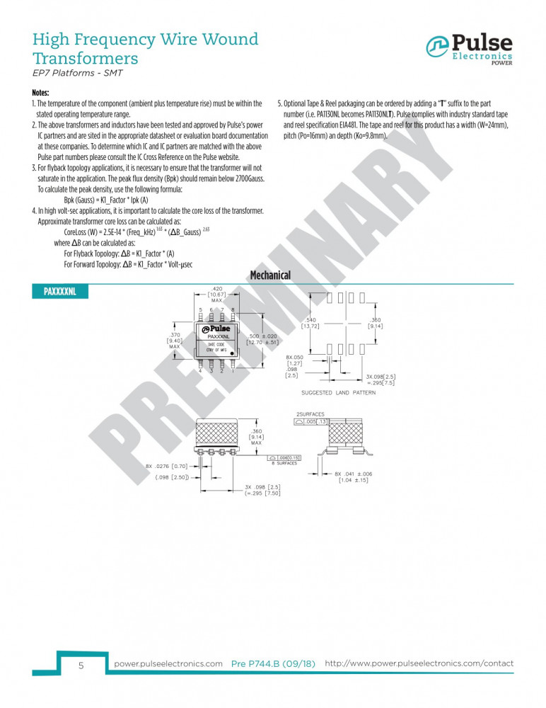 PA1281NLT technical document page 5