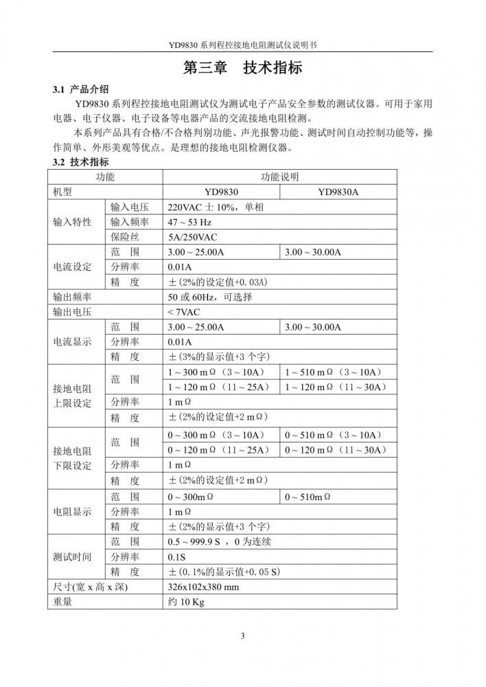 YD9830A document page 3