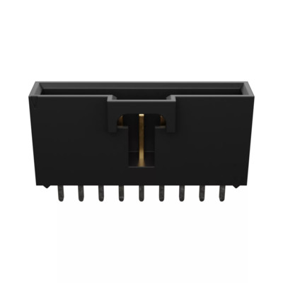 2.54mm Pitch SL Header, Single Row, Vertical, 3.05mm Pocket, Shrouded, 4.06mm Tail Length, 9 Circuits, 0.76µm Gold (Au) Selective Plating, Tin (Sn) Tail Plating for sale