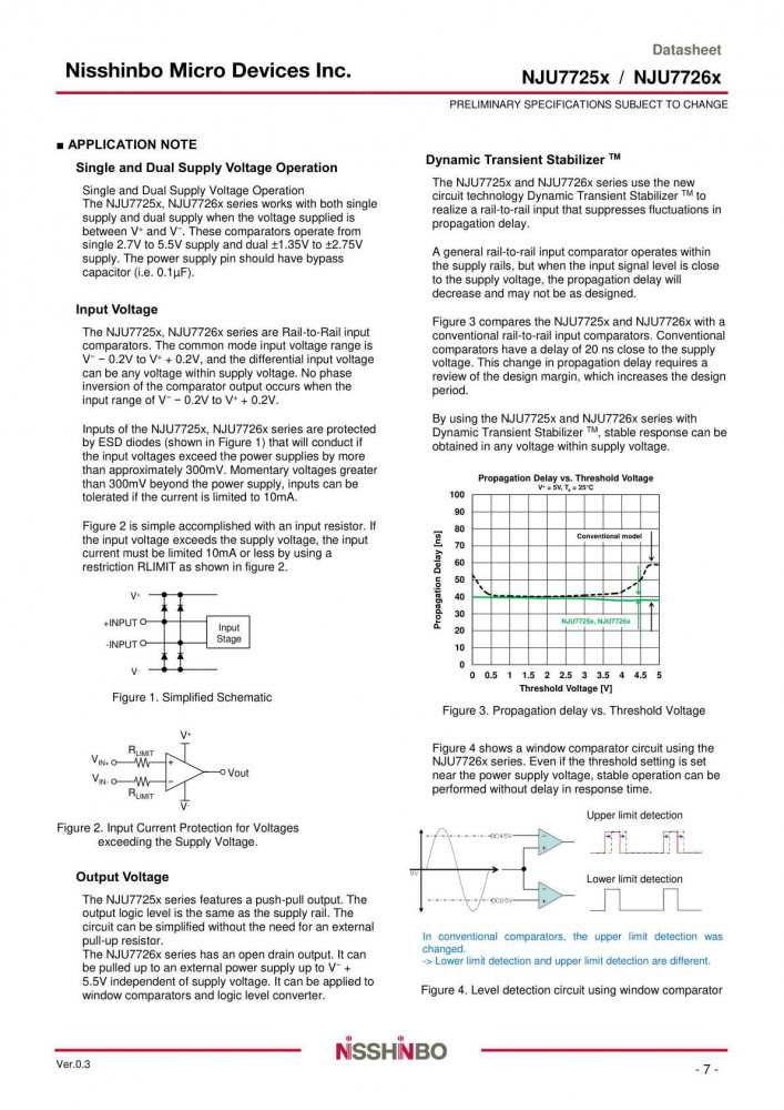 NJU77261 datasheet page 7