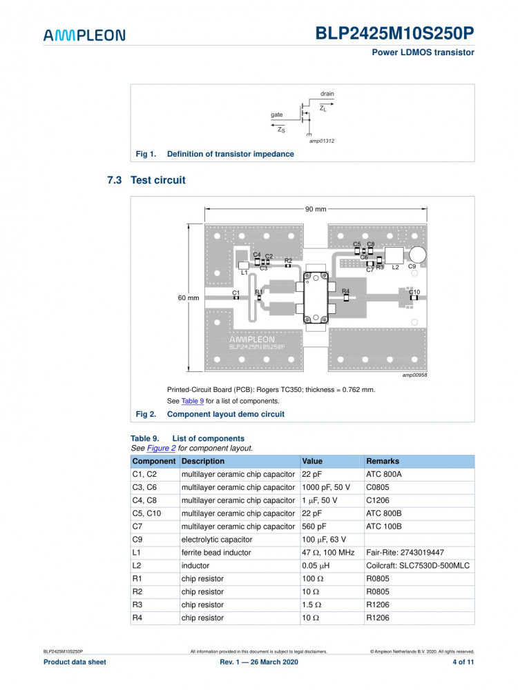 BLP2425M10S250P datasheet page 4