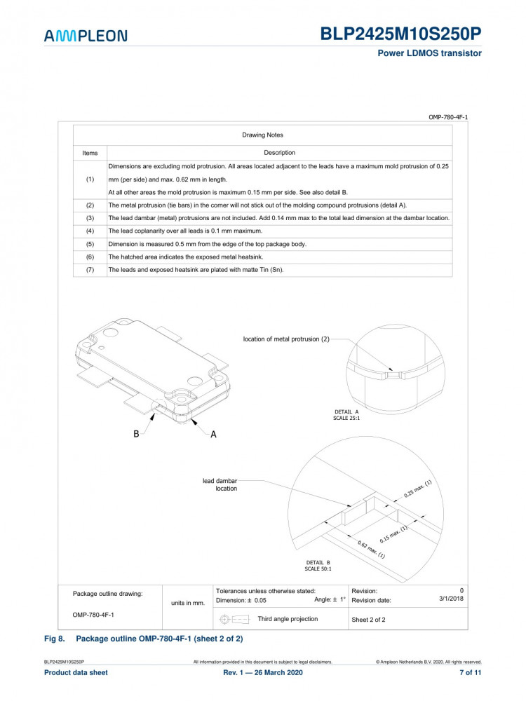 BLP2425M10S250P datasheet page 7