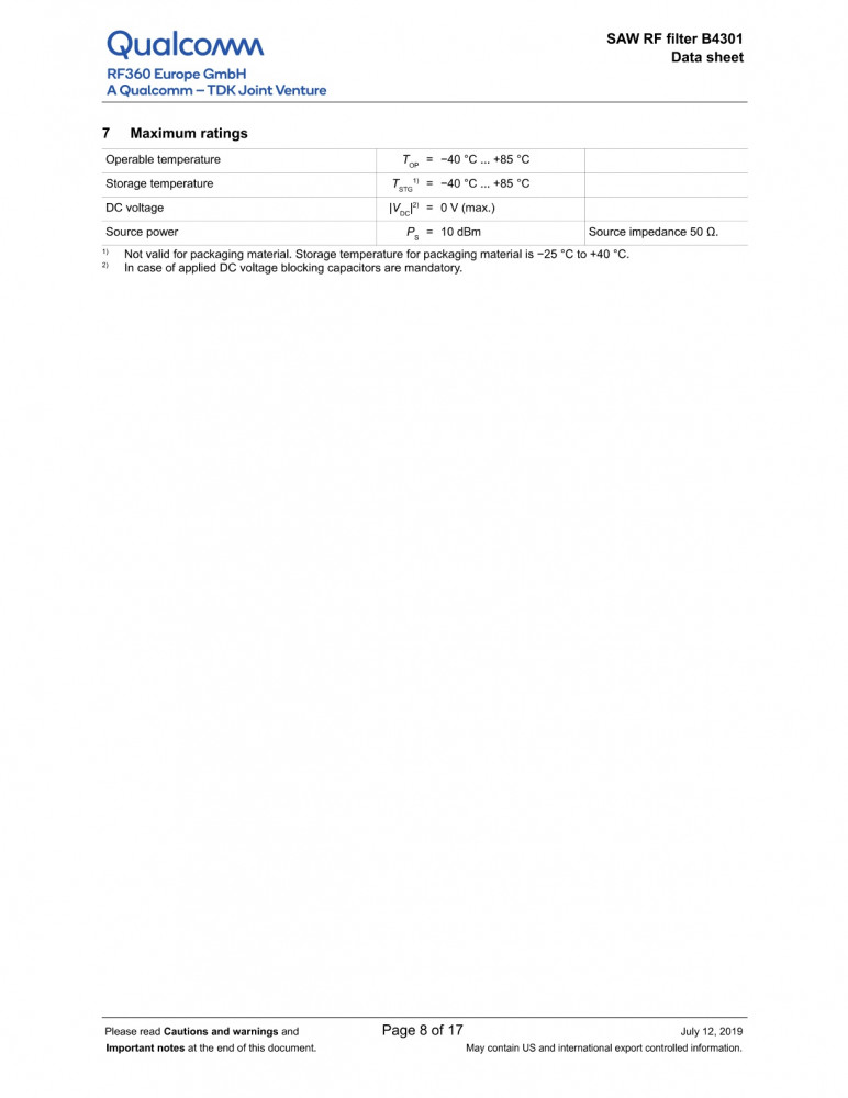 B39921B4301F210 datasheet page 10