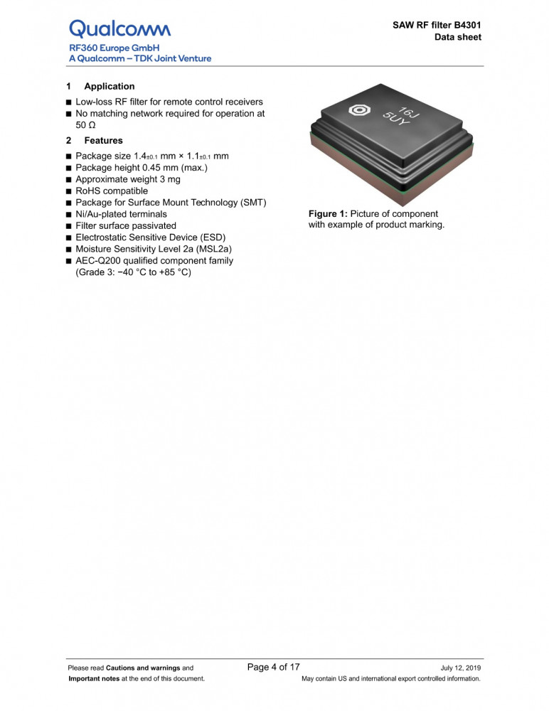 B39921B4301F210 datasheet page 6