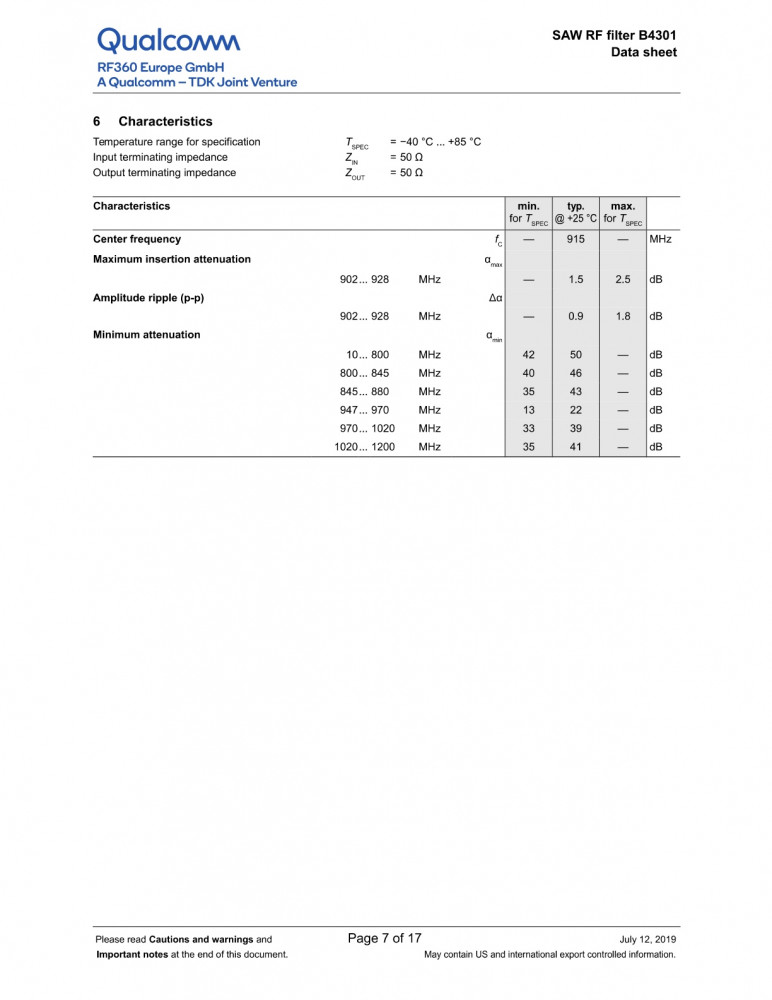 B39921B4301F210 datasheet page 9