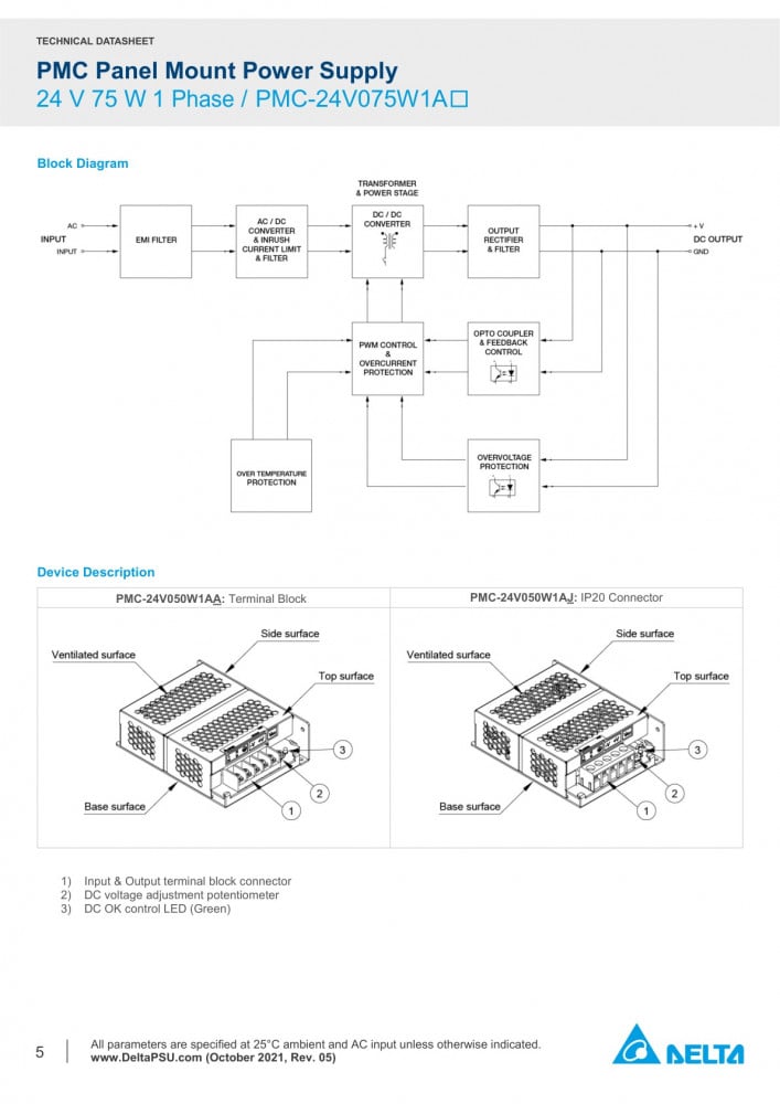 DELTA PMC datasheet page 5
