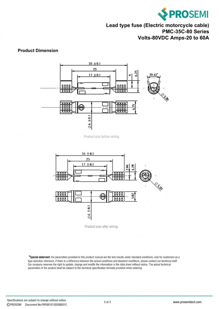 PMC-35C-80 series dimensions page