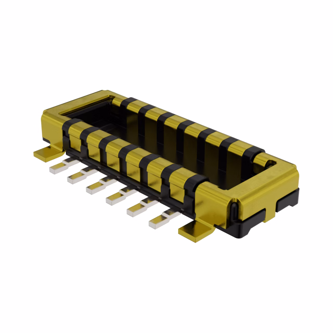 SlimStack Board-to-Board Plug, 0.35mm Pitch, SSB RP Series, 0.60 or 0.70mm Mated Height, 2.00mm Mated Width, 12 Circuits, Armor Nail, 0.25mm  Fitting Nail Width for sale
