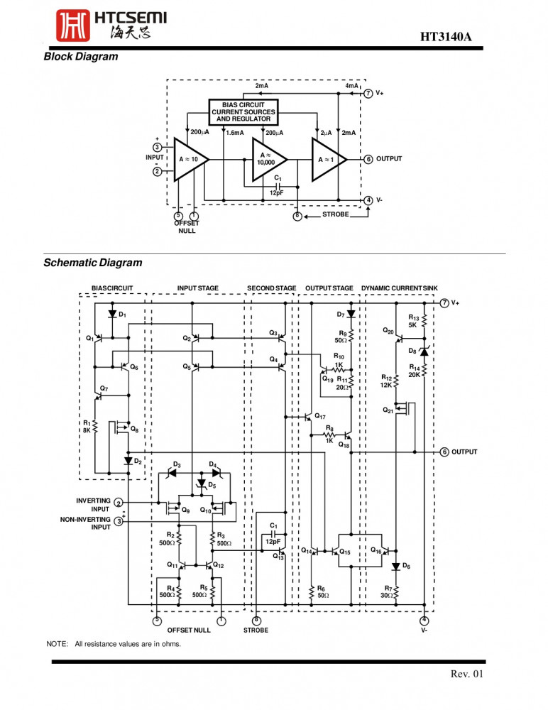HT3140ANZ datasheet page 4