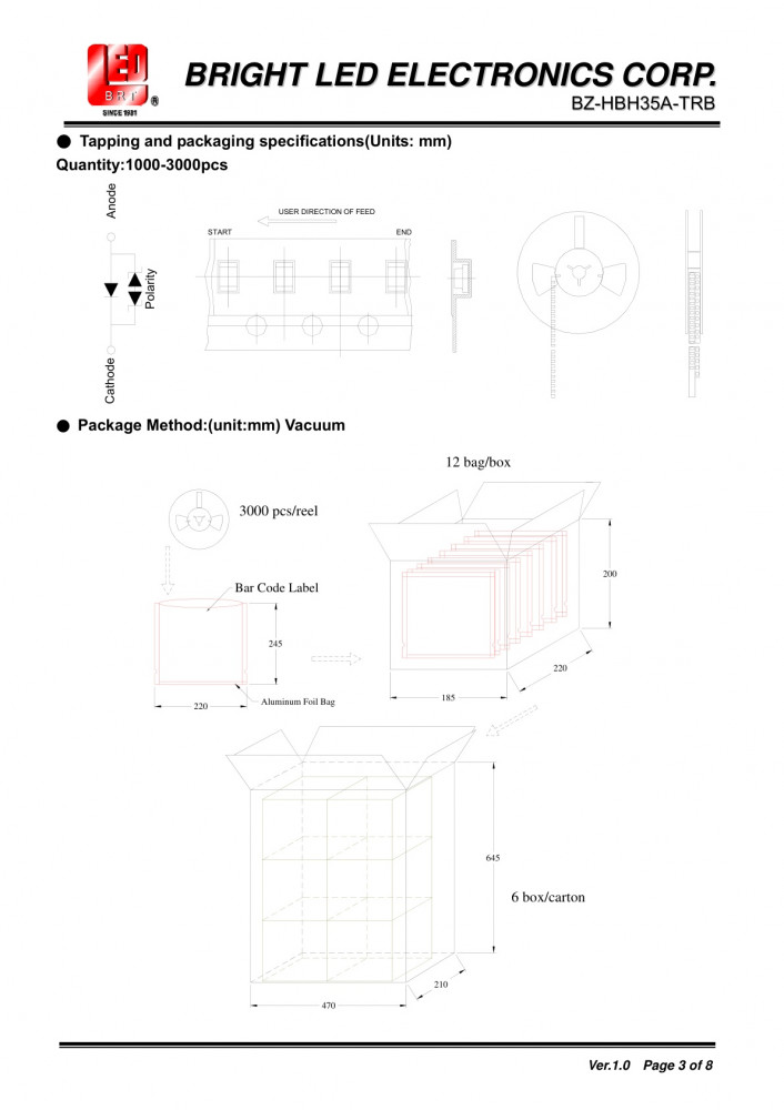 BZ-HBH35A-TRB datasheet page 3