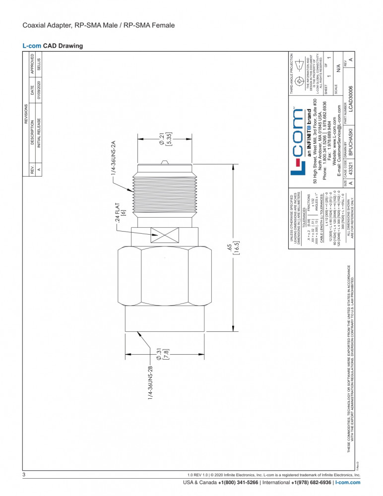 LCAD30006 technical document page 3