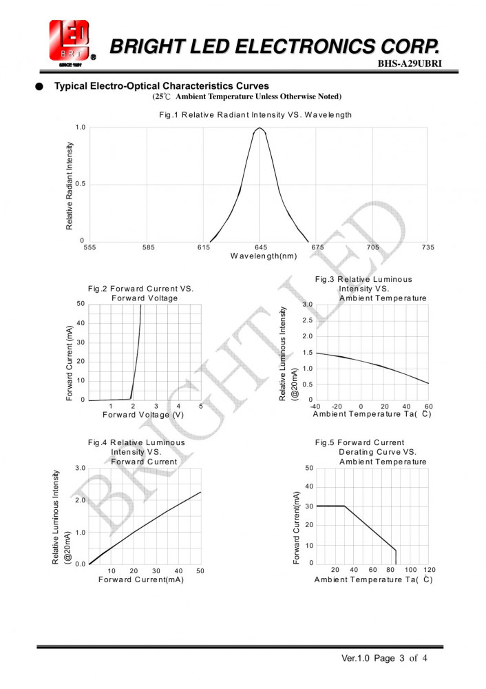 BHS-A29UBRI datasheet page 3