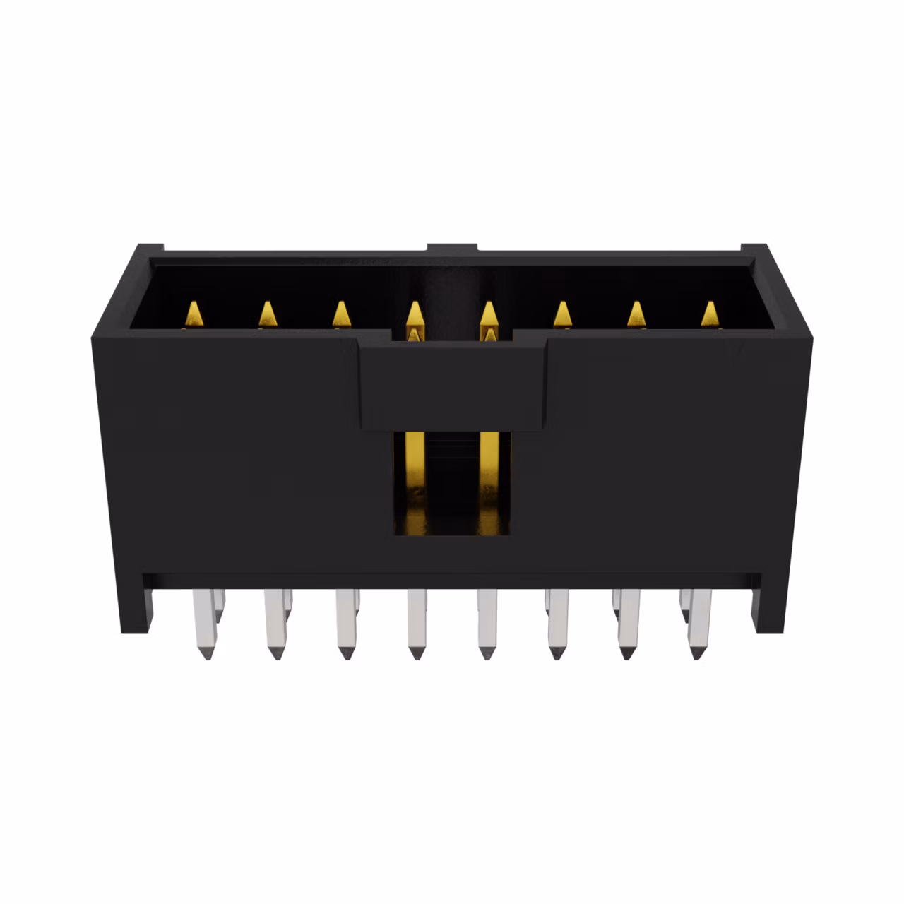 C-Grid III PCB Header, 2.54mm Pitch, Dual Row, Vertical, Shrouded, 16 Circuits, 0.76µm Gold (Au) Plating for sale