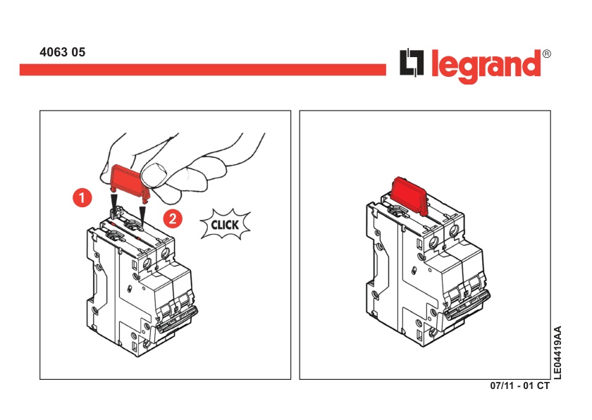 Legrand 406305 product documentation image