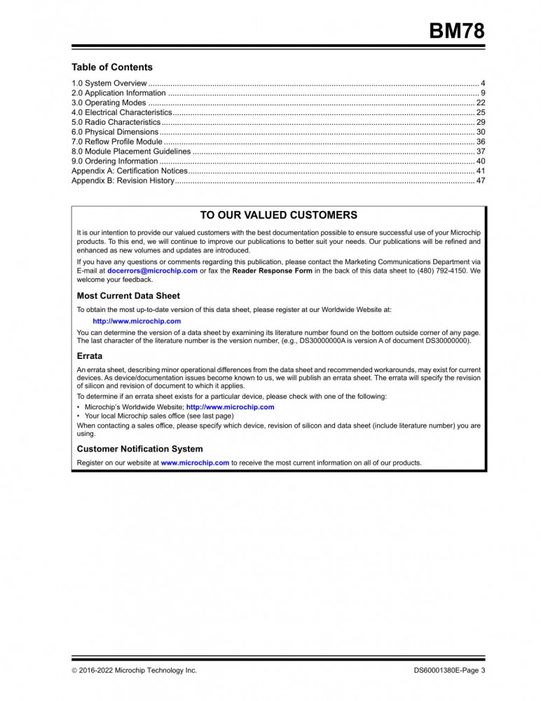 BM78 technical document page 3