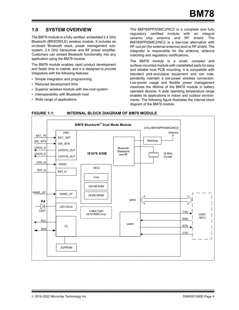 BM78 technical document page 4