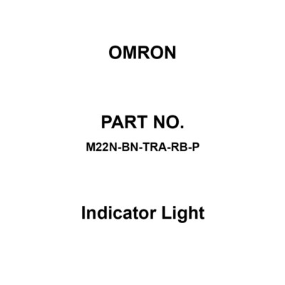 OMRON M22N-BN-TRA-RE-P Pilot & Indicator Light