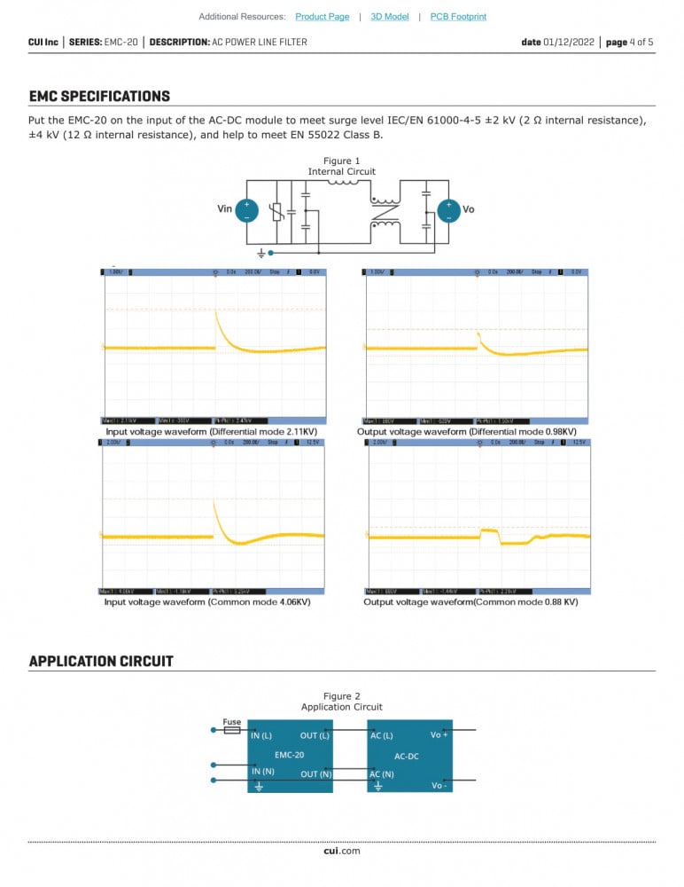 EMC-20-DIN datasheet page 4