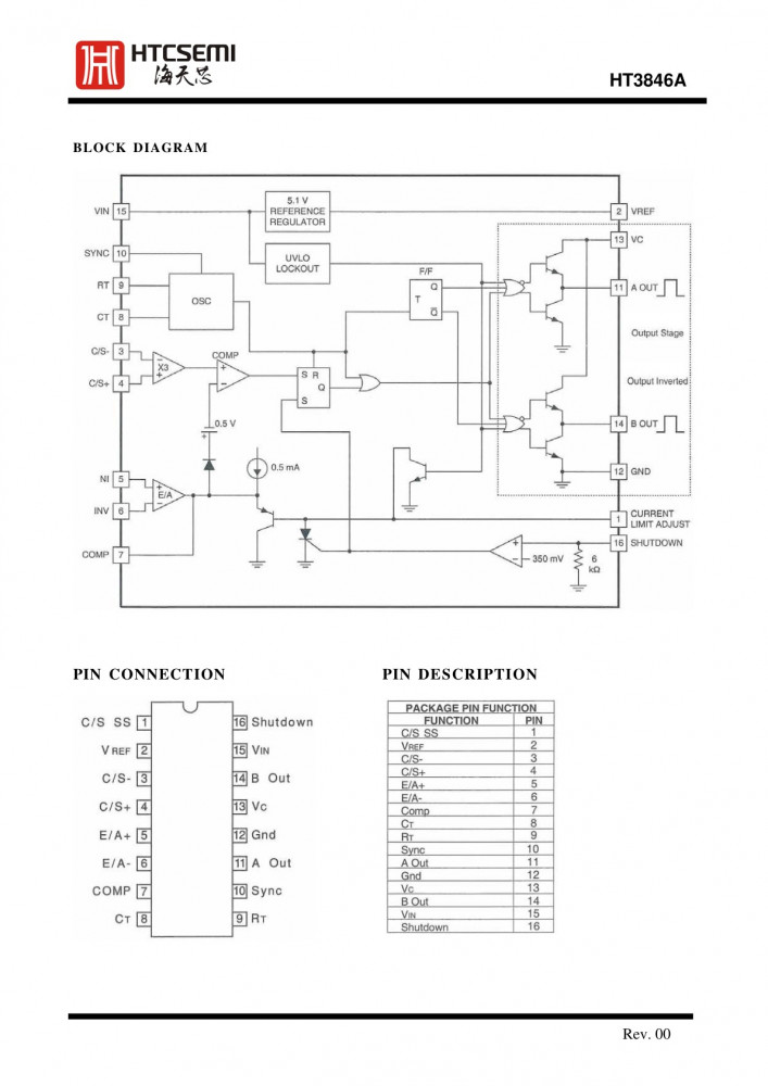 HT3846ARWZ datasheet page 2
