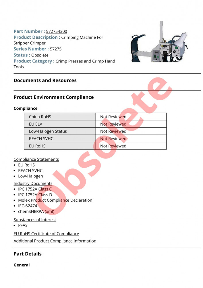 MOLEX 572754300 product document image 1