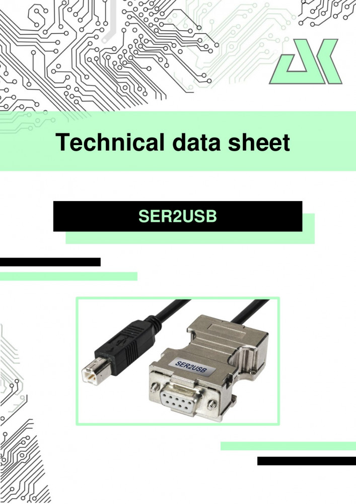 SER2USB technical document page 1