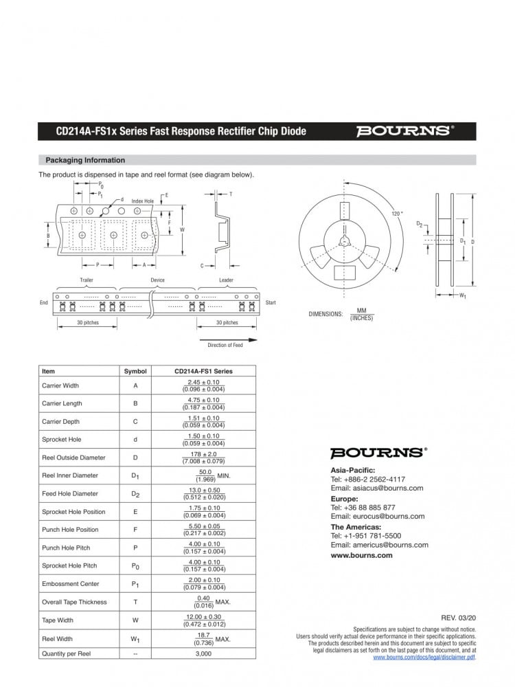 BOURNS CD214A-FS1D datasheet page 4