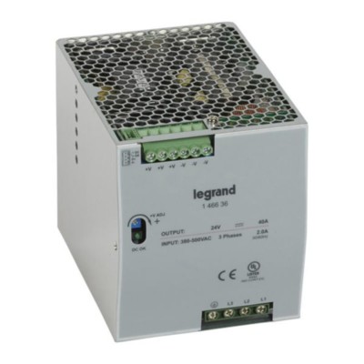 Stabilised mono/bi switching power supply - 120-480 W - output 48 V= - 480 W