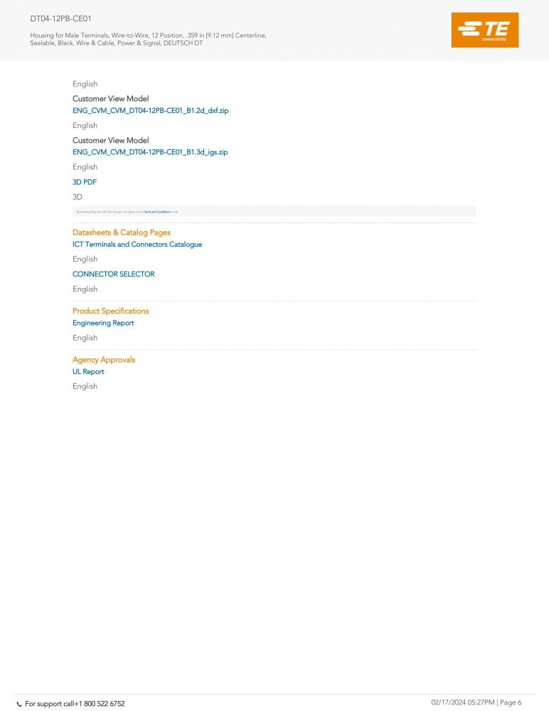 DT04-12PB-CE01 technical document page 6