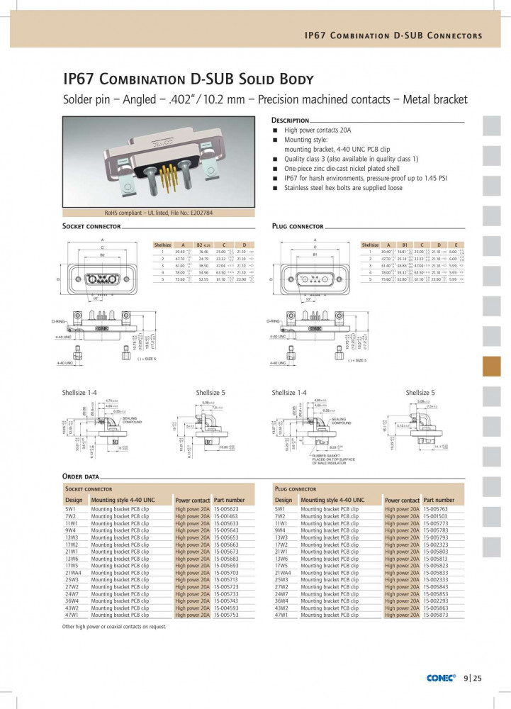 CONEC 15-005703 product drawing reference