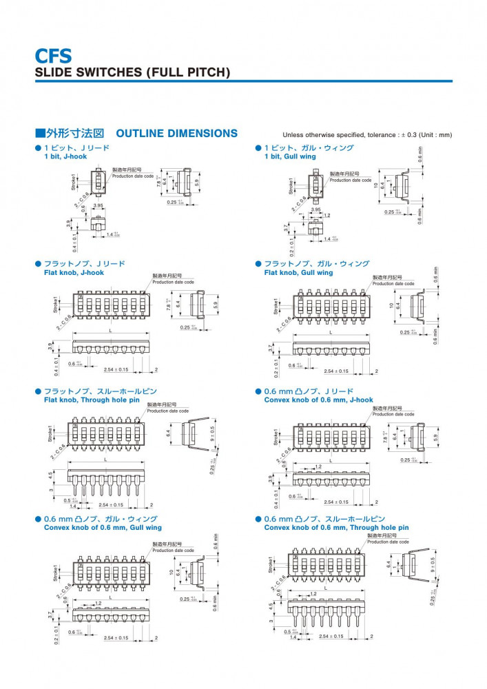 Nidec CFS series datasheet page 4