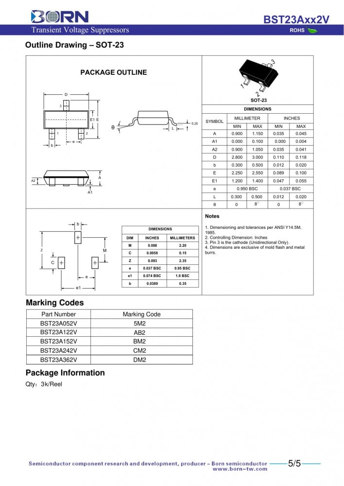 BST23A242V datasheet page 5