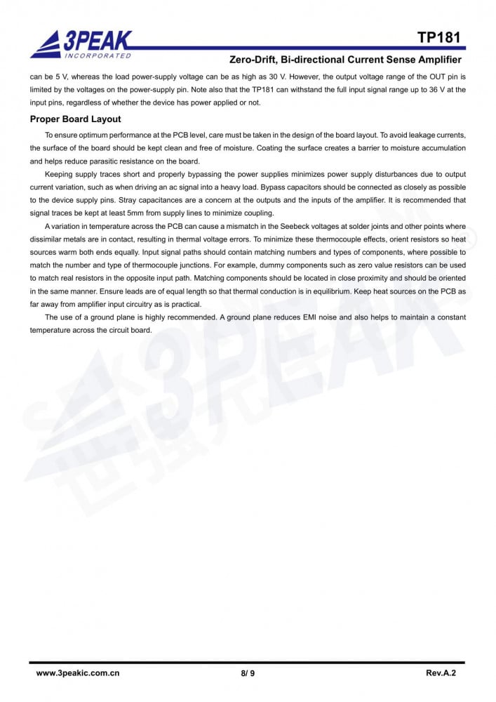 TP181A1-CR datasheet page 8