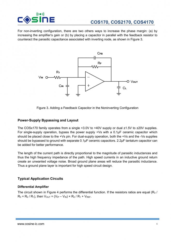 COS2170SRA datasheet page 6