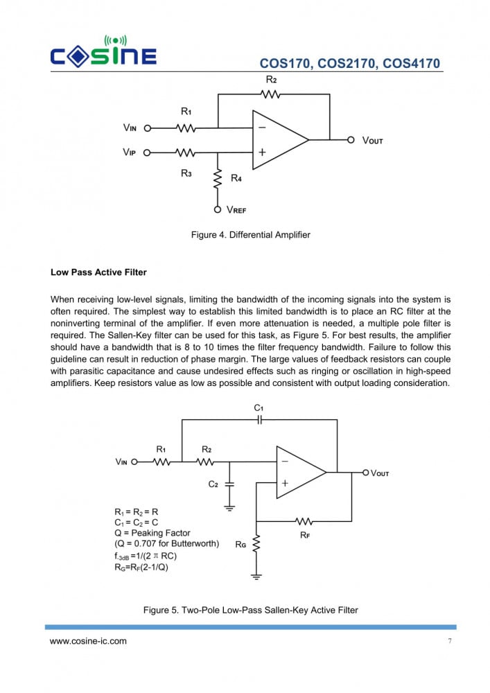 COS2170SRA datasheet page 7