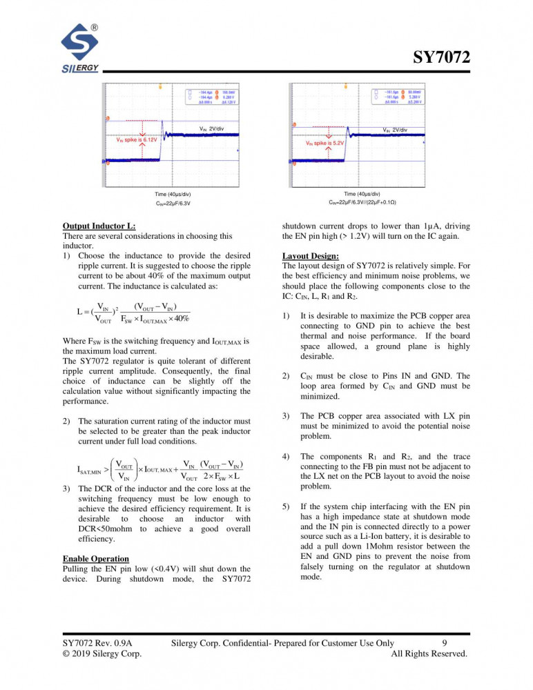 SY7072ABC datasheet page 9