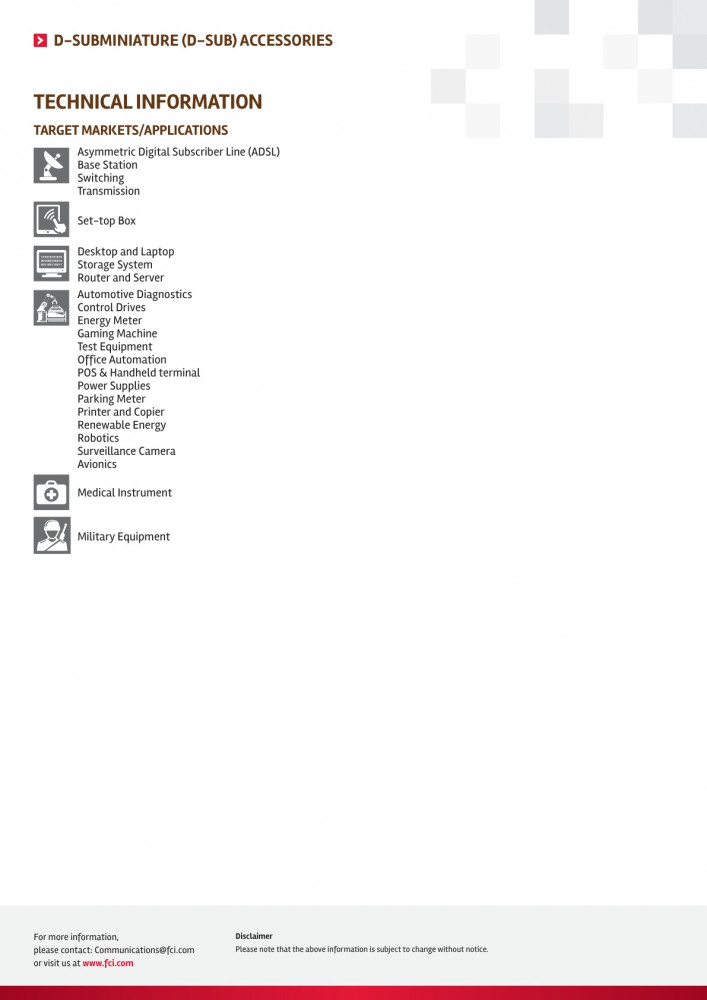 Amphenol D-Sub accessory document page 2