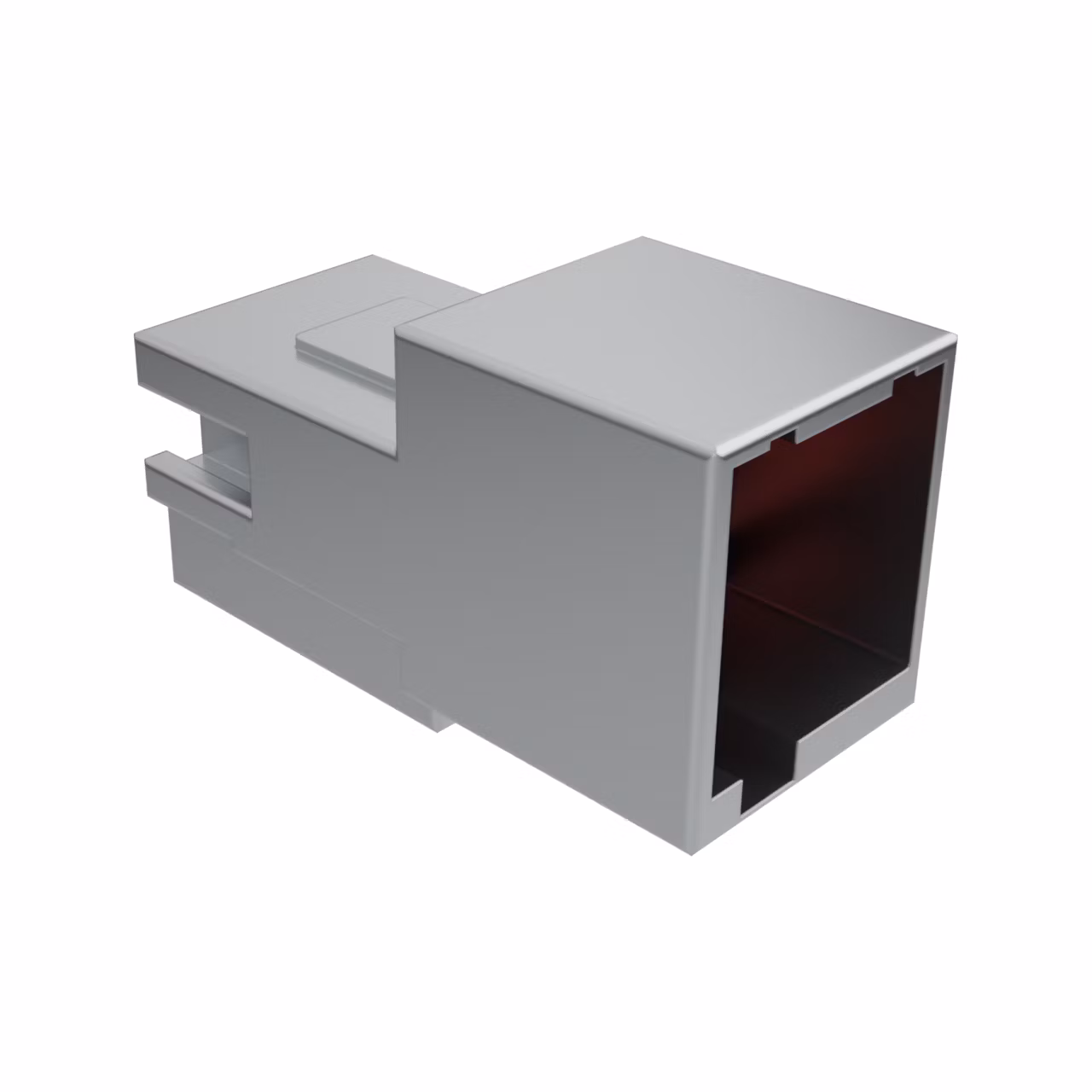 2.54mm Pitch, 0.64mm Width H-DAC 64 High Density Automotive Crimp Housing, Dual Row, 6 Circuits, Polarization Option #1, Gray for sale