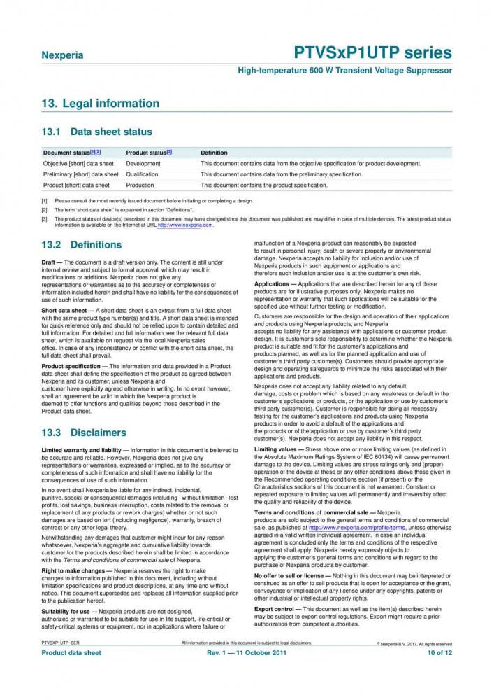 PTVS15VP1UTP datasheet page 10