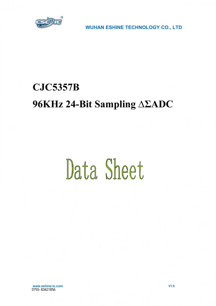 CJC5357B datasheet page 1