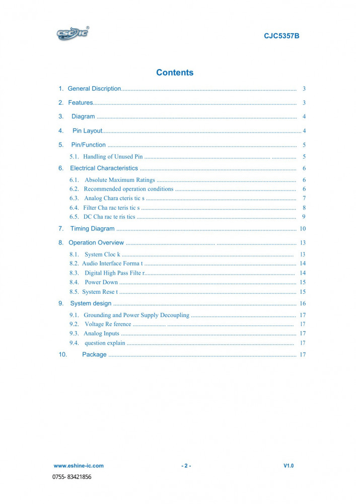 CJC5357B datasheet page 2