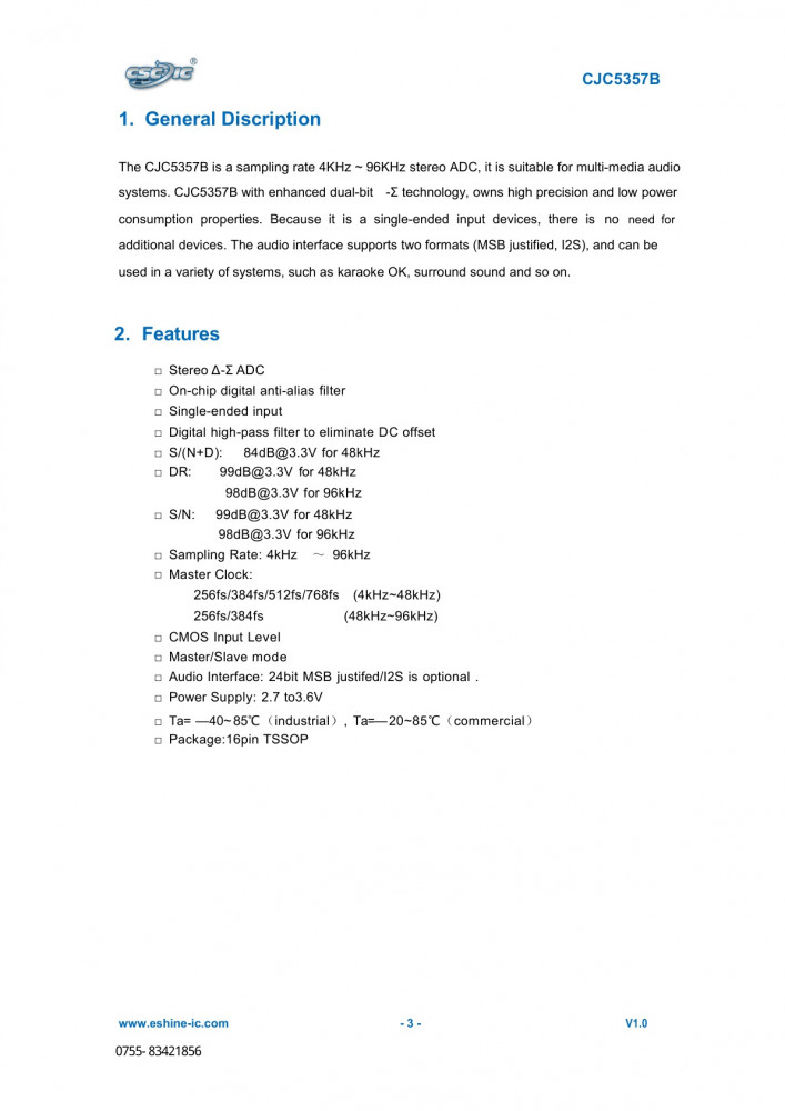 CJC5357B datasheet page 3