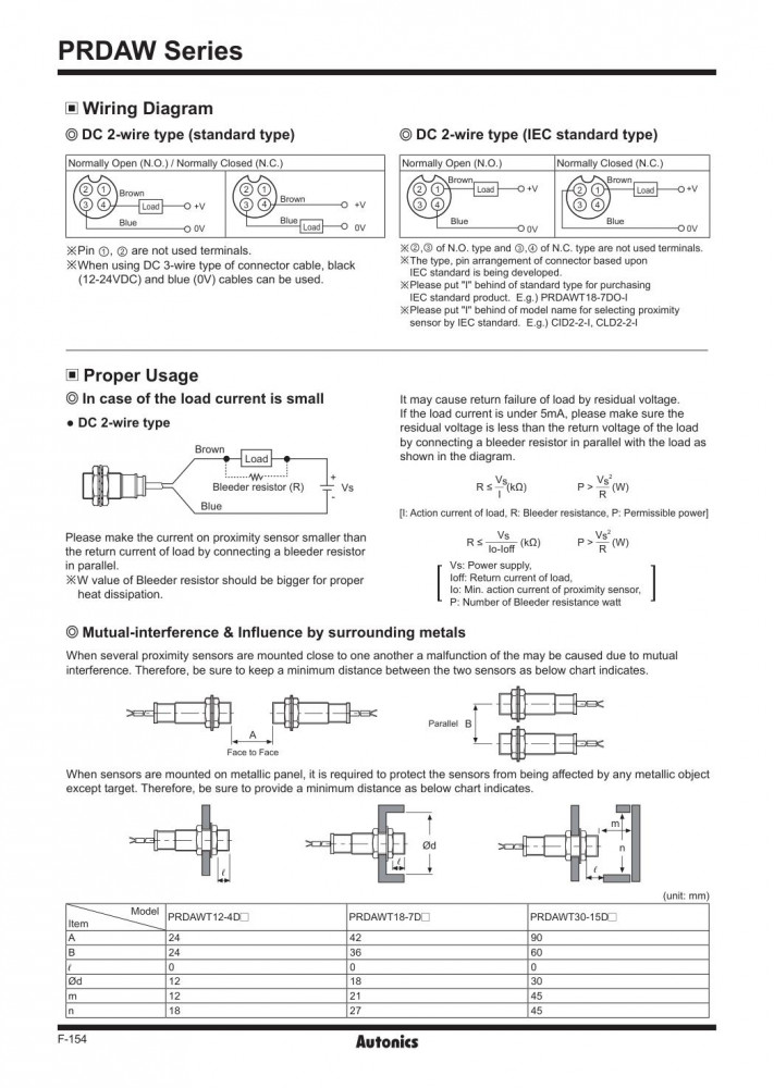 Autonics PRDAWT12-4DO-I technical document page 5