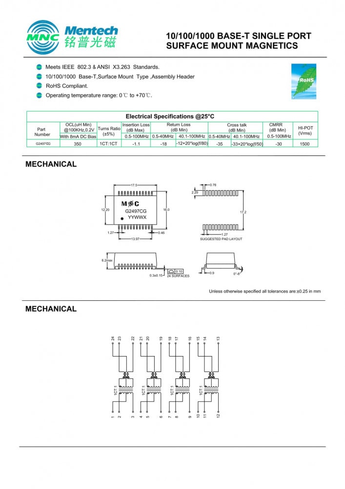 G2497CG technical document page