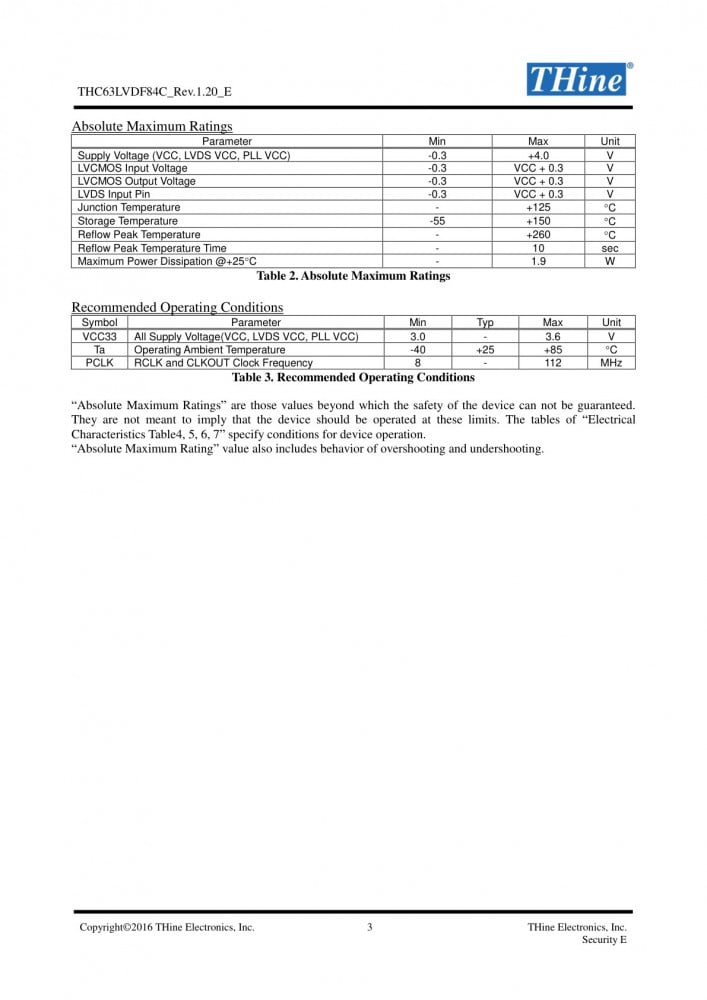 THC63LVDF84C-MSRA datasheet page 3